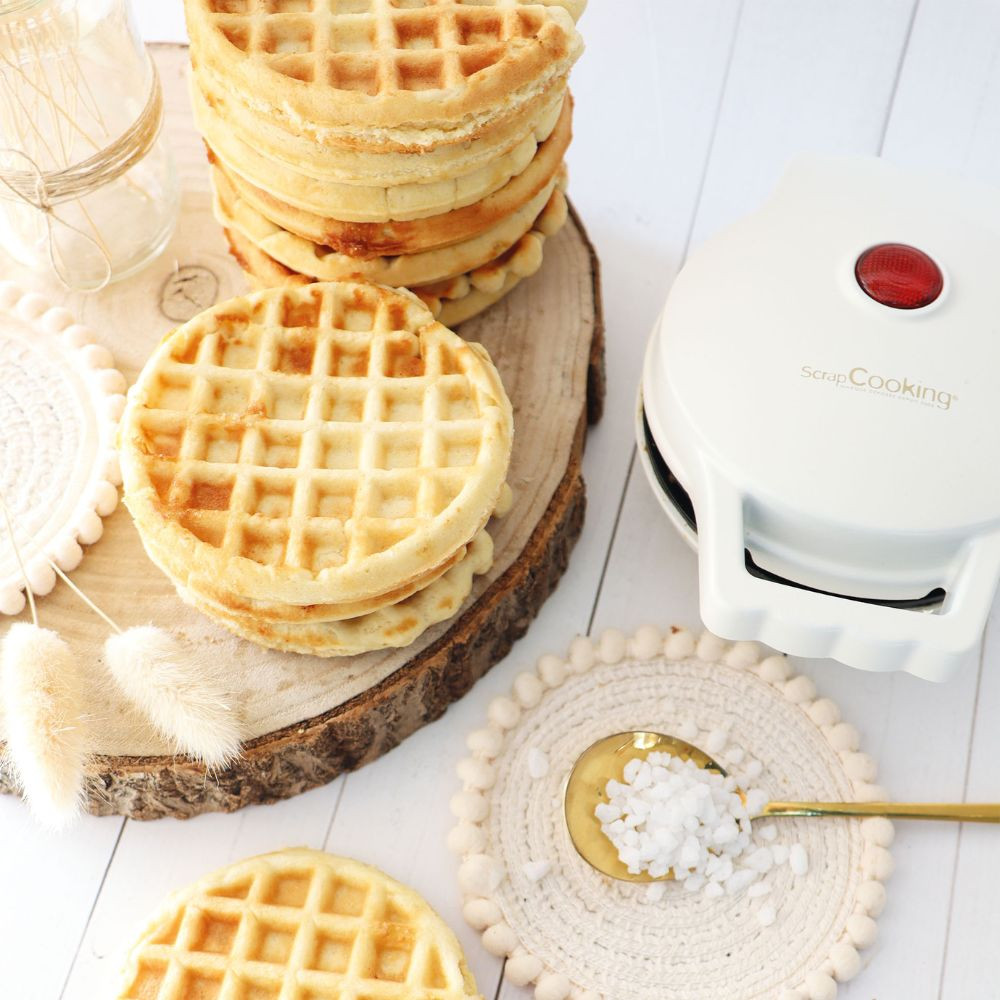 Mini gaufrier pas cher pour gaufres liégeoises | ScrapCooking®
