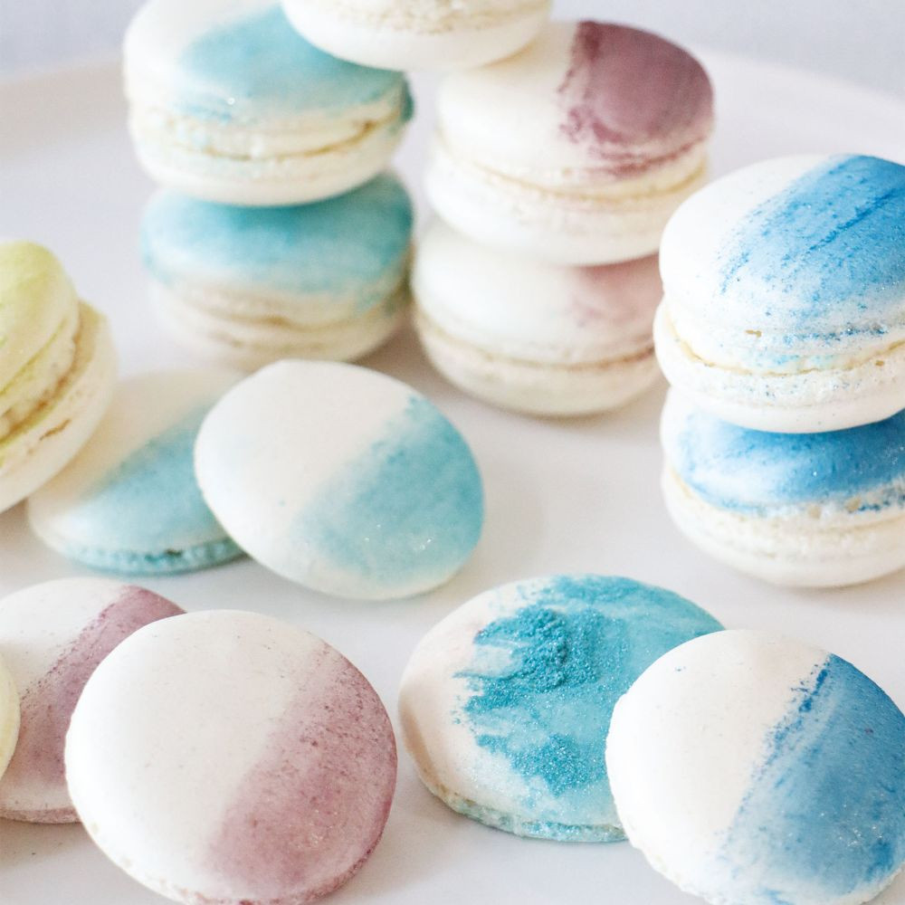 Iridescent surface colouring - glitter Blue - ScrapCooking