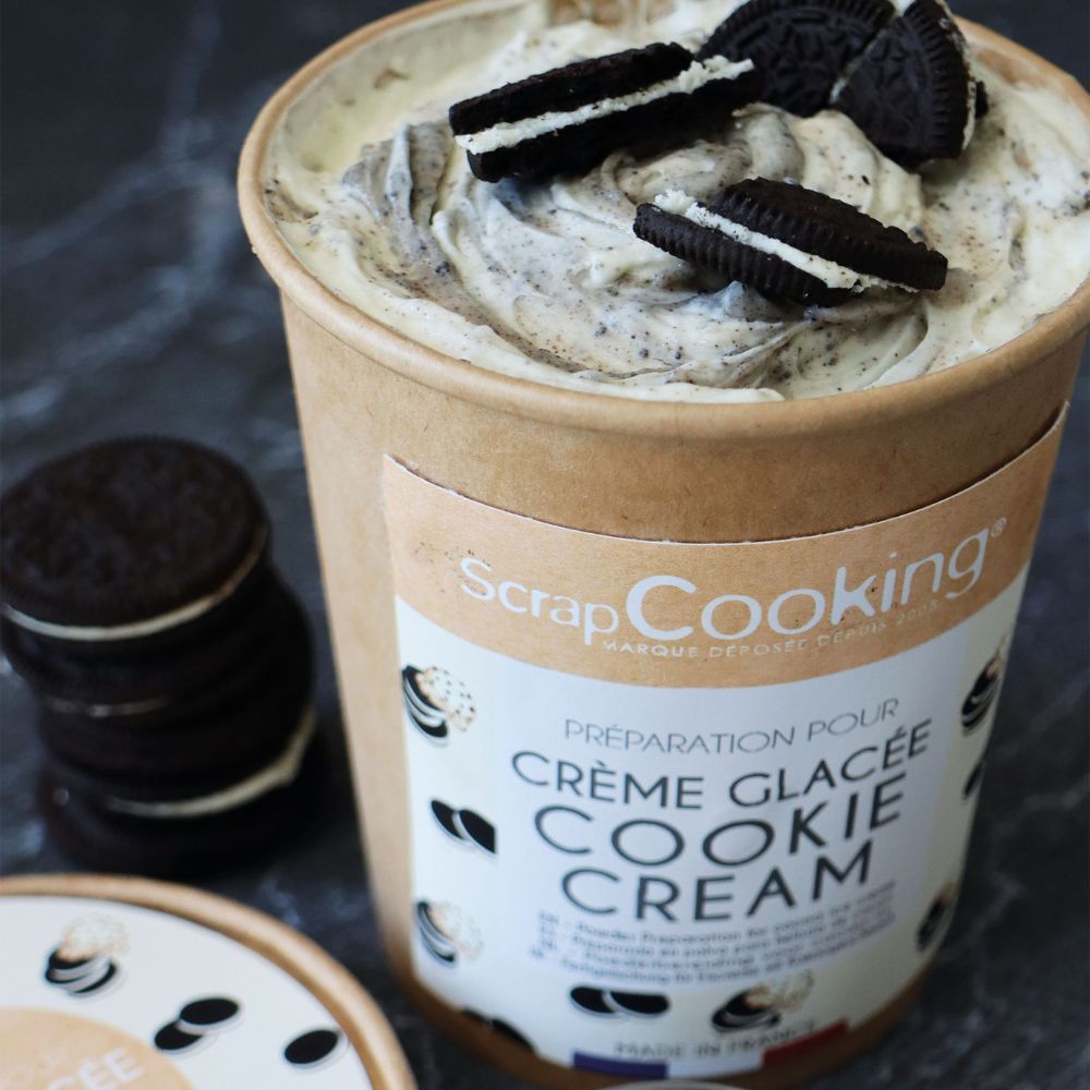 Cookies & cream instant ice cream mix | ScrapCooking®